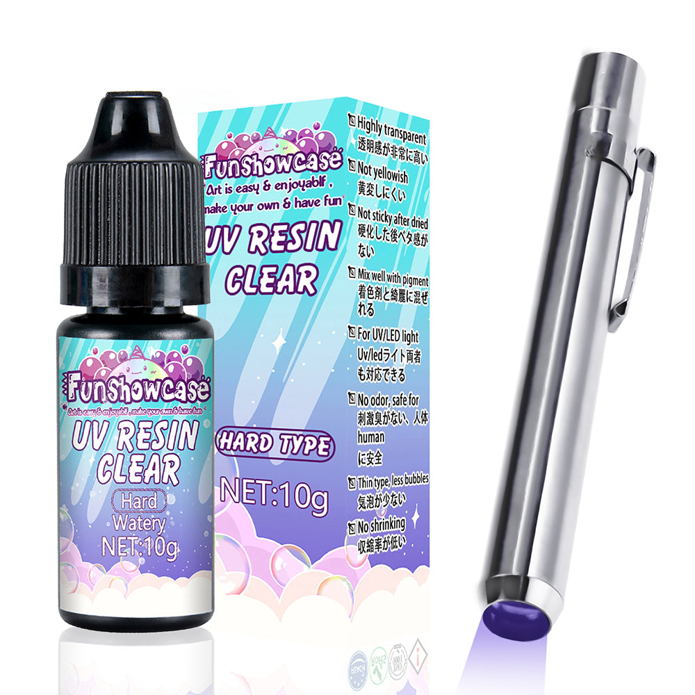 Compact UV Resin and 1W Flashlight Set – FUNSHOWCASE