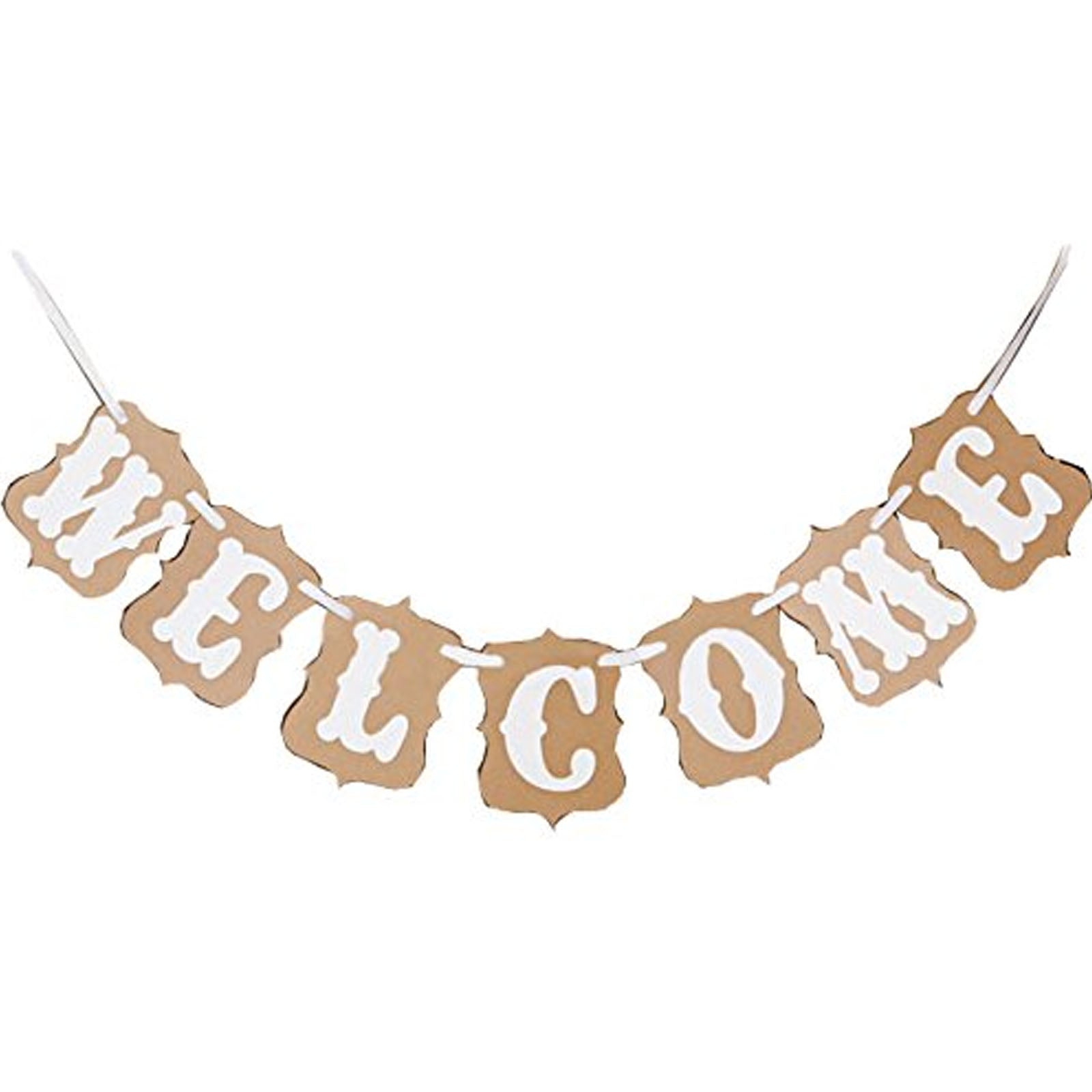 Welcome Bunting Banner 4x6-Inch – FUNSHOWCASE