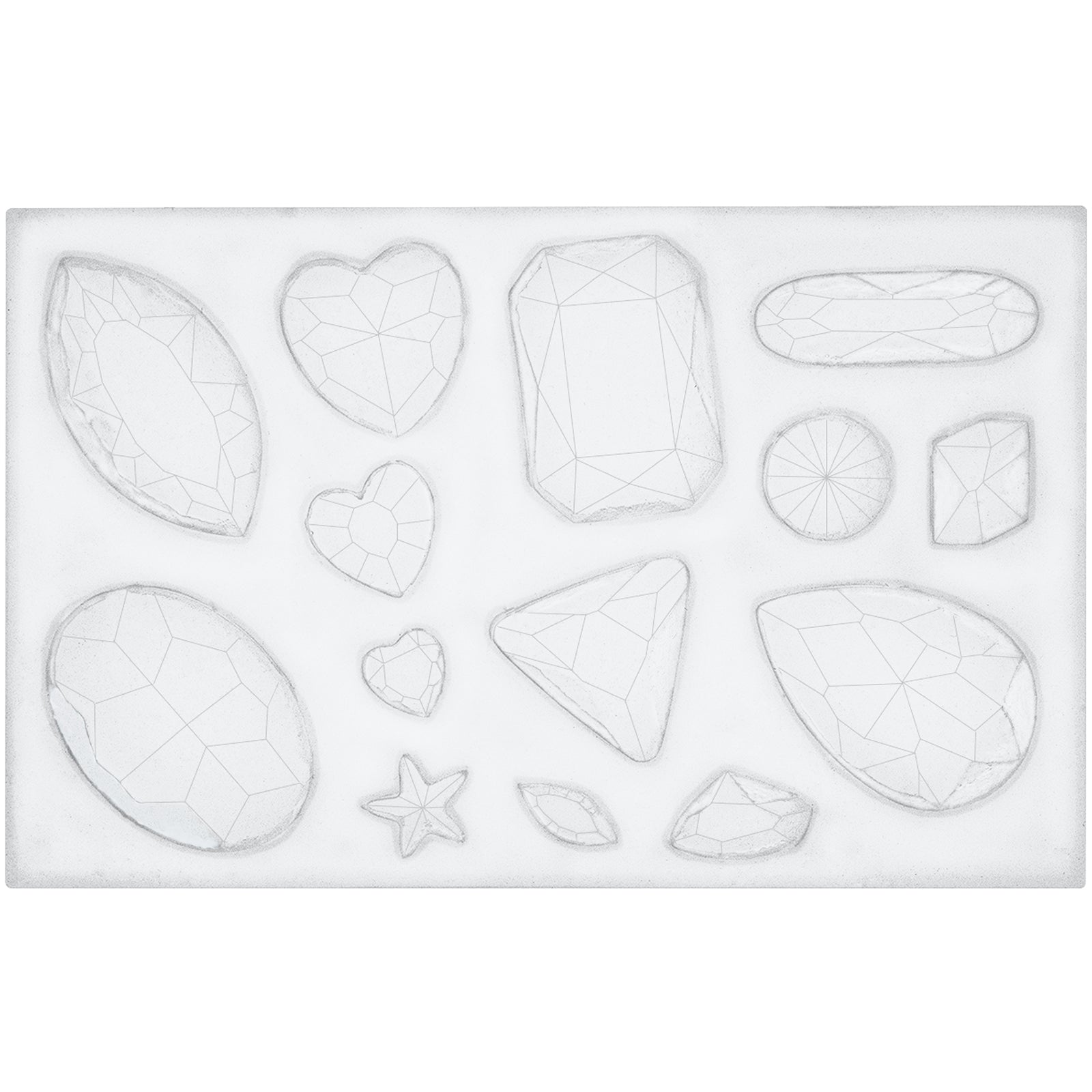 Assorted Gems and Cabochon Epoxy Resin Silicone Mold – FUNSHOWCASE