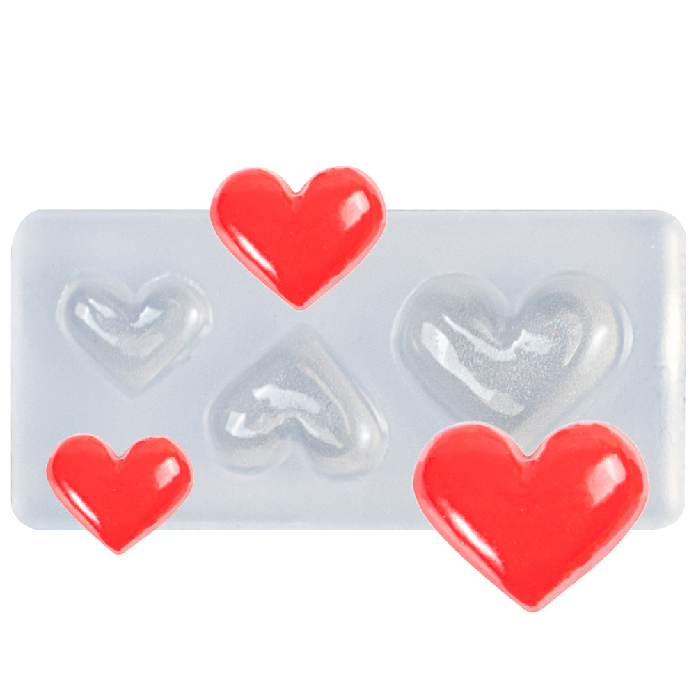 Tiny Heart Silicone Mold 3-Size – FUNSHOWCASE