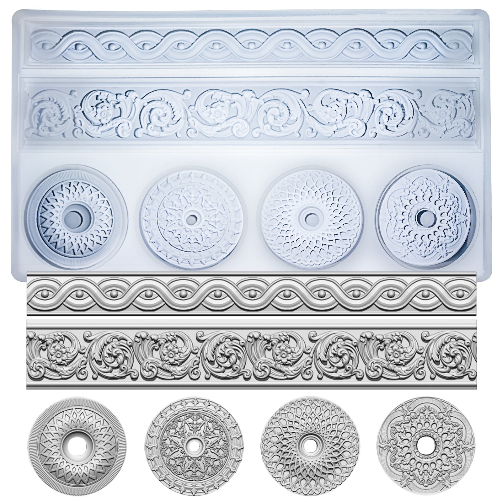 Border and Medallion Mold – FUNSHOWCASE