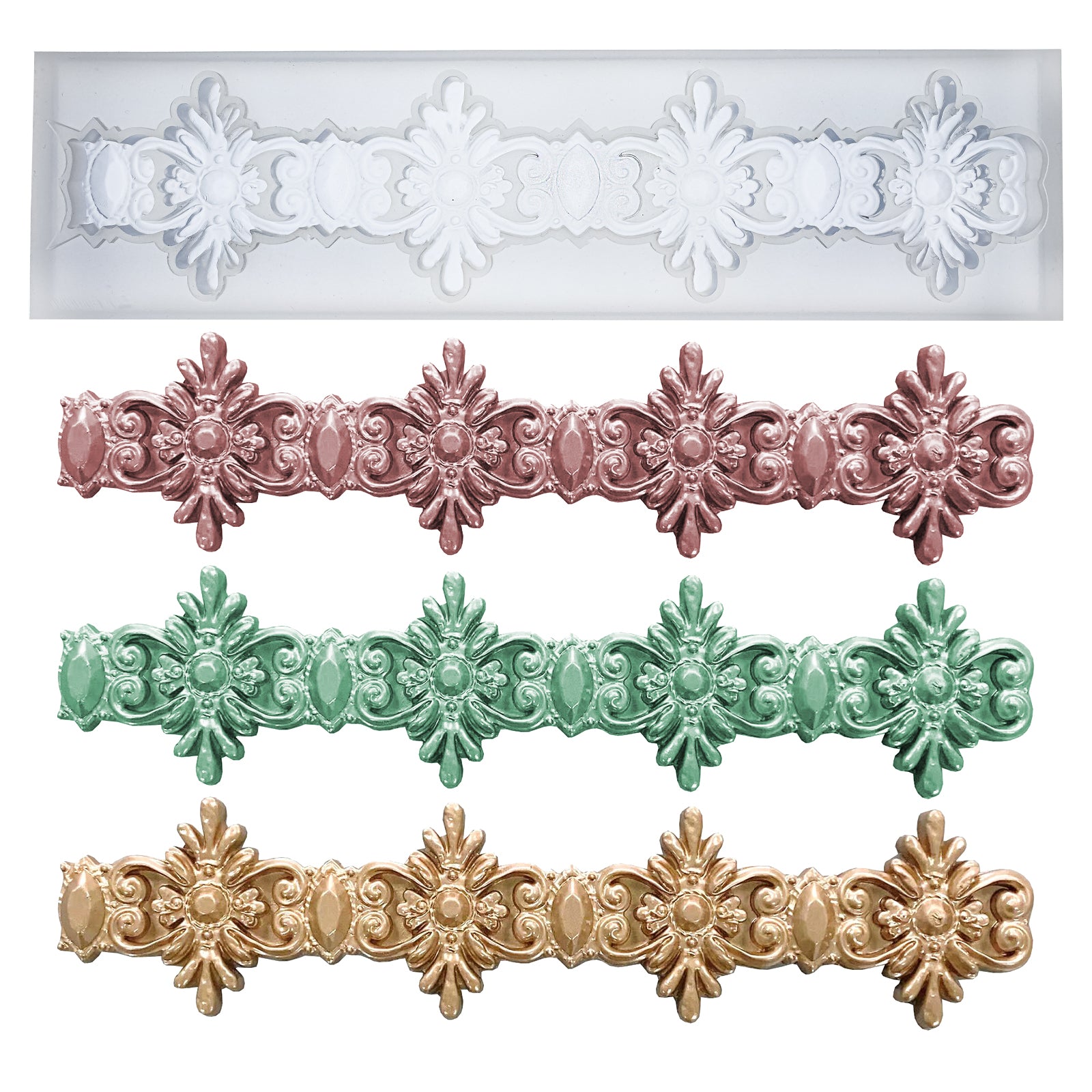 Baroque Border Silicone Mold – FUNSHOWCASE