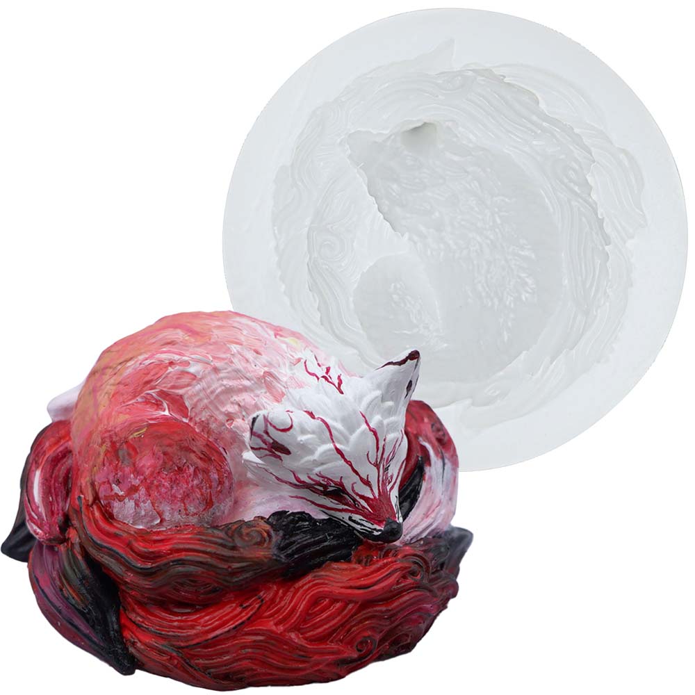 Nine Tailed Fox 3D Animal Resin Silicone Mold – FUNSHOWCASE