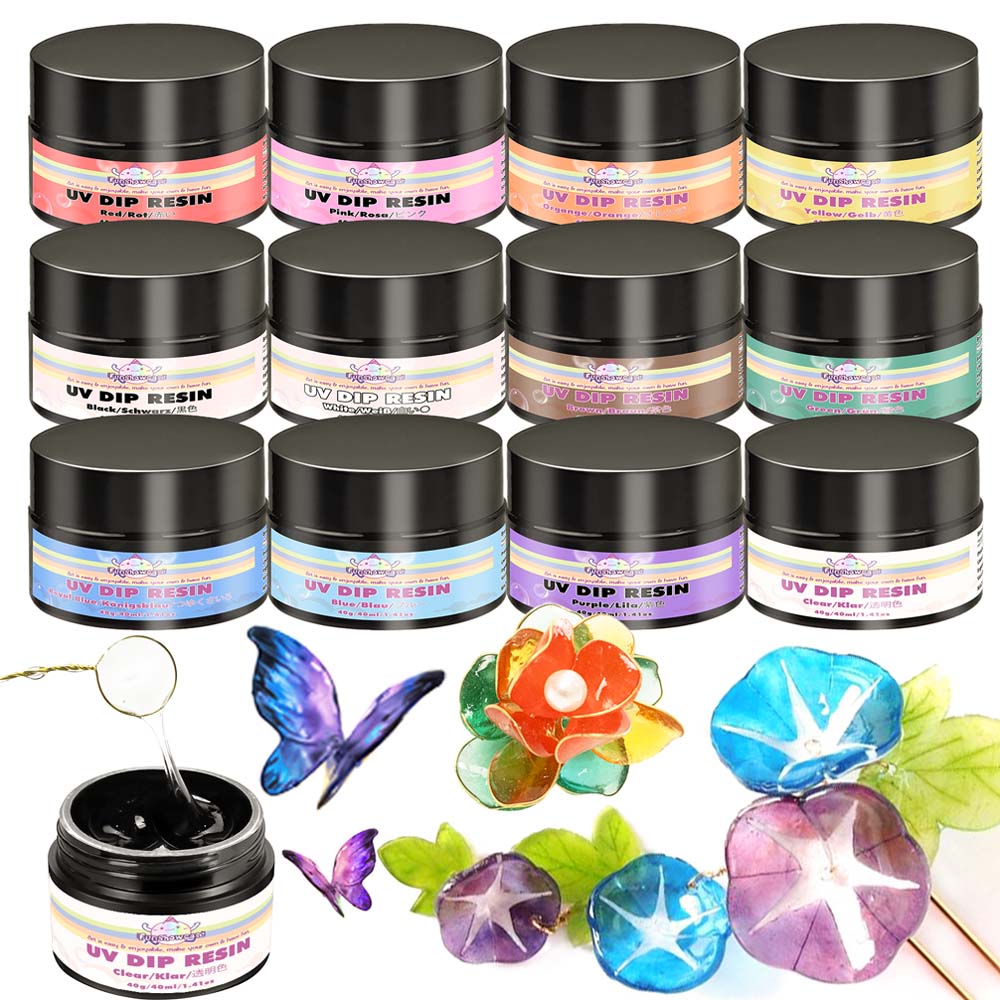 Multicolor UV Dip Resin for Wire Flower – FUNSHOWCASE