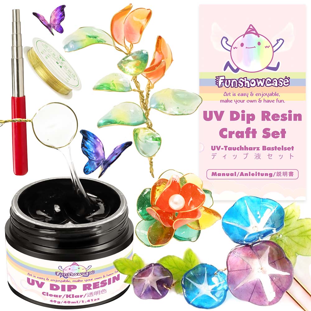 UV Dip Resin Handmade Set for Wire Flower – FUNSHOWCASE