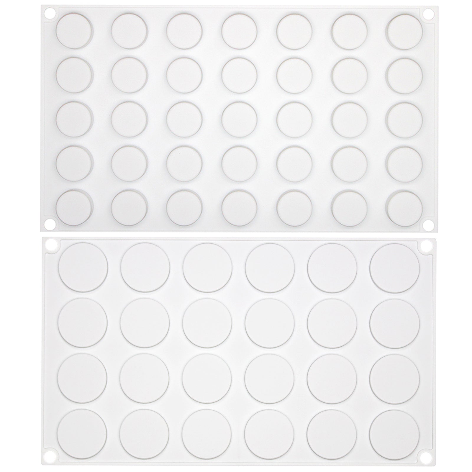 Flat Round Disc Silicone Mold Baking Tray 2 Sizes – FUNSHOWCASE