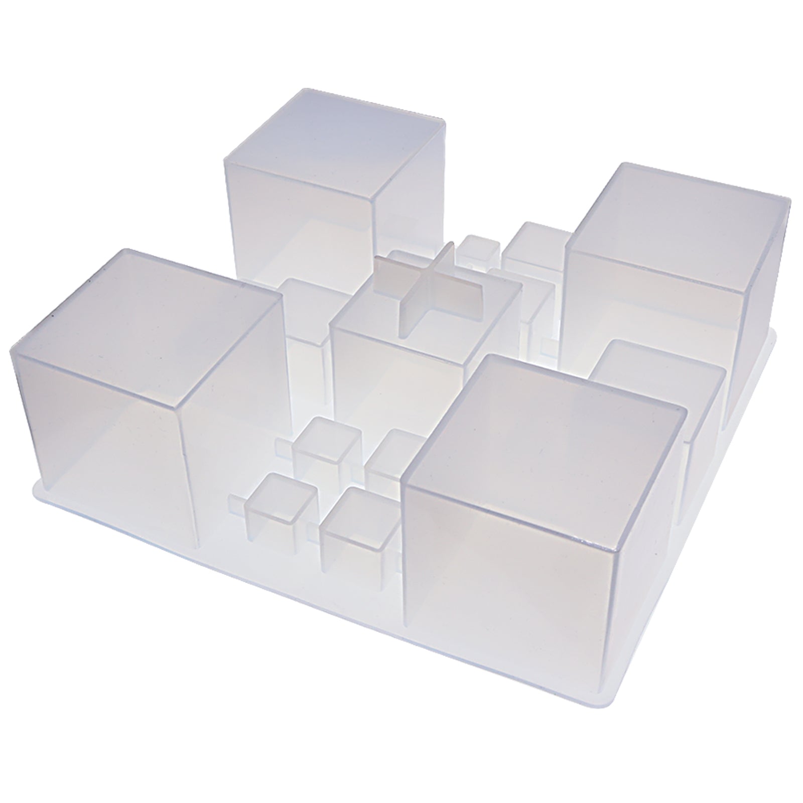 Cube Geometric Resin Silicone Molds 20-Cavity – FUNSHOWCASE