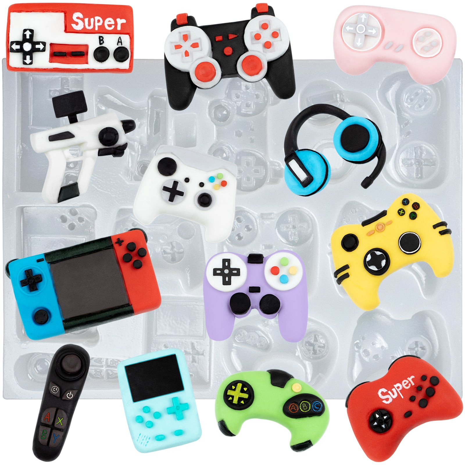 Game Controller Epoxy Resin Silicone Mold 13-cavity – FUNSHOWCASE