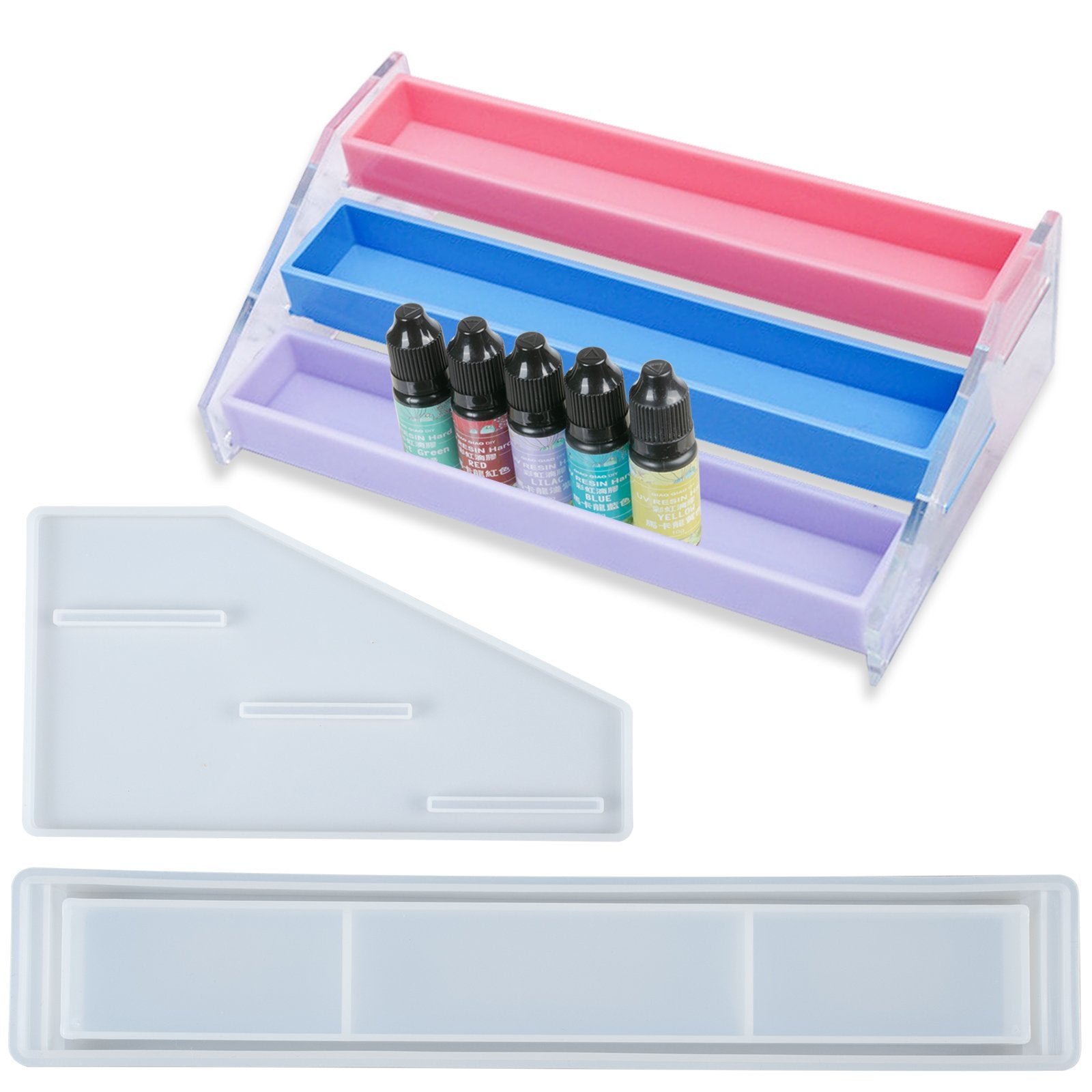 Storage Rack Epoxy Resin Silicone Mold 3 Tiers – FUNSHOWCASE