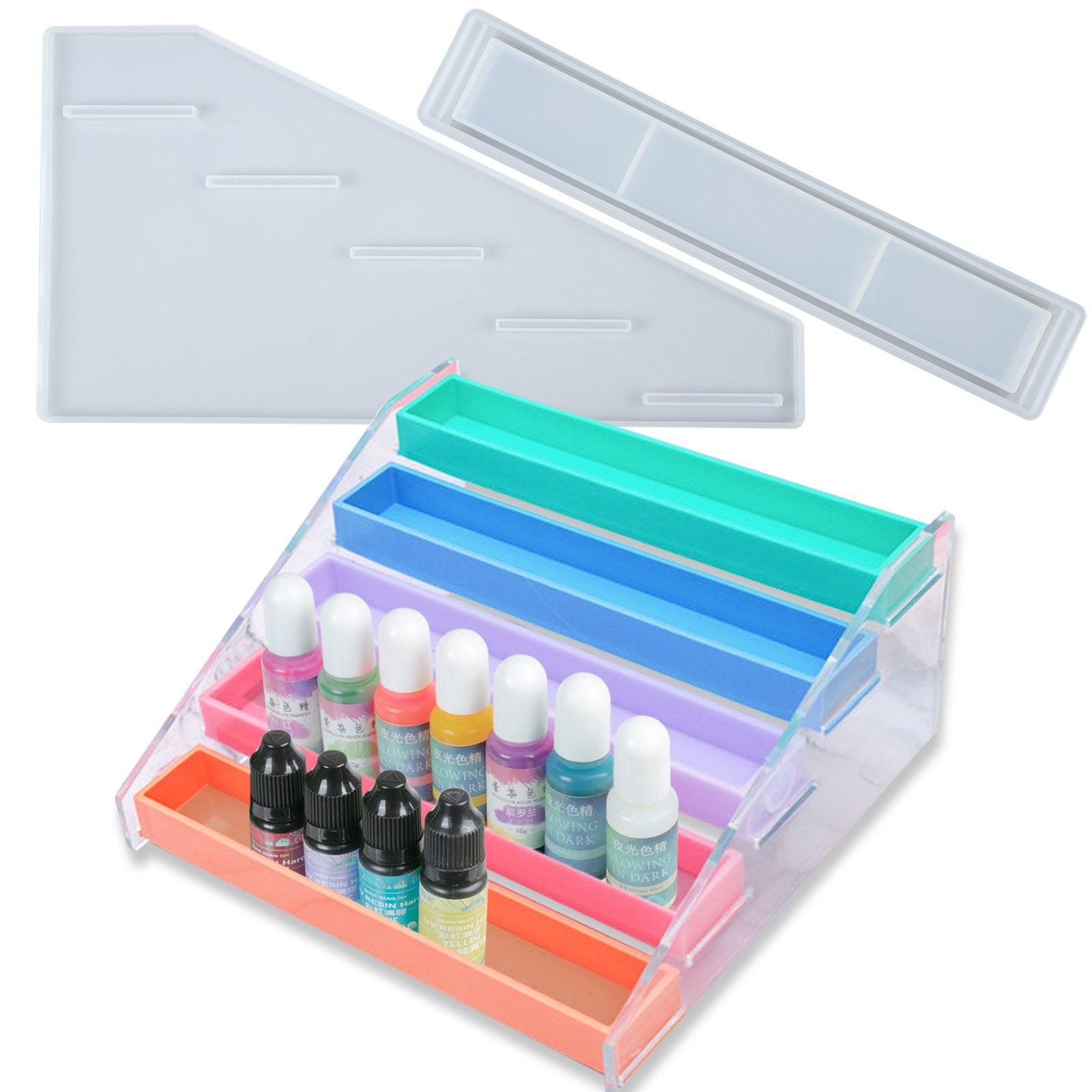 Display Rack Epoxy Resin Silicone Mold 5-Tier – FUNSHOWCASE