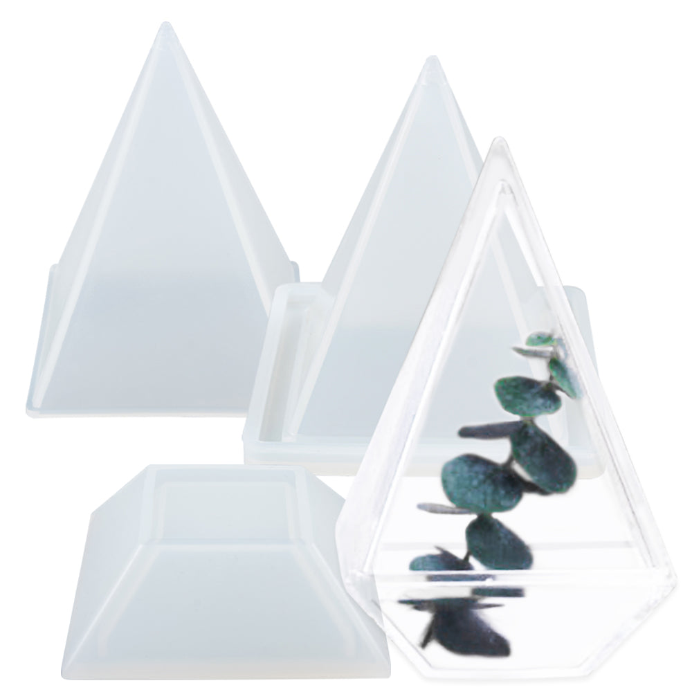 Square Pyramid Storage Box Resin Silicone Mold with Lid – FUNSHOWCASE