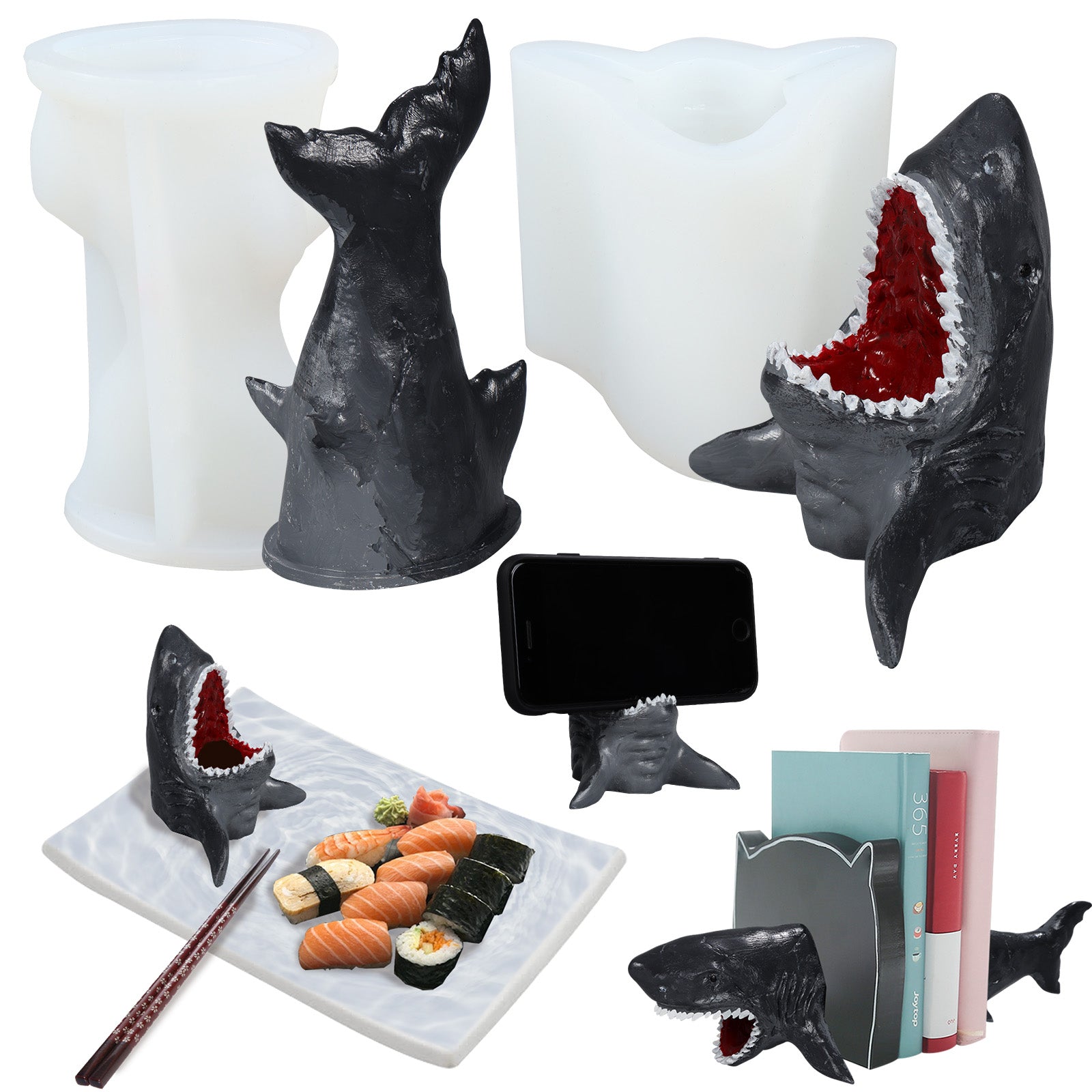 Shark Resin Silicone Molds 2-count – FUNSHOWCASE