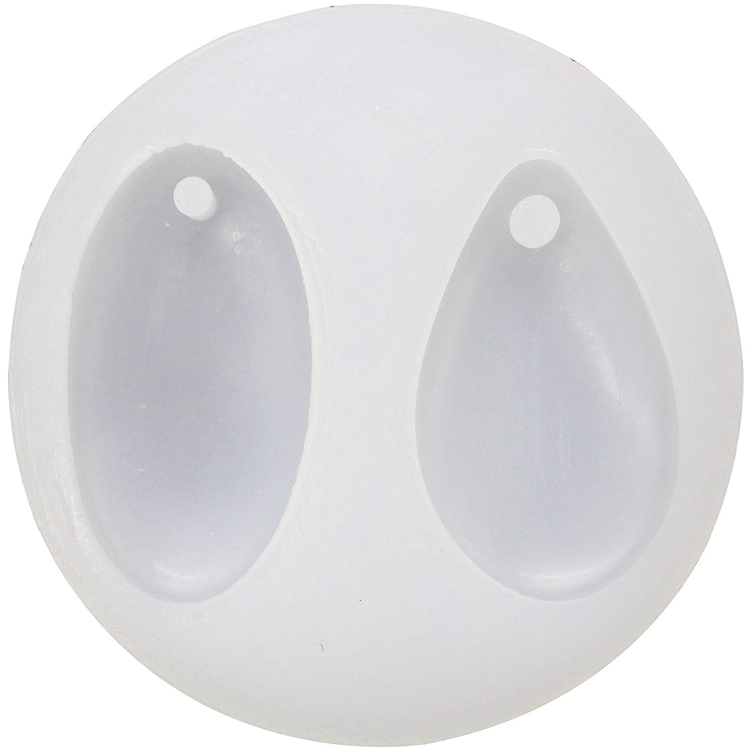 Oval and Teardrop Resin Silicone Mold with Hole – FUNSHOWCASE